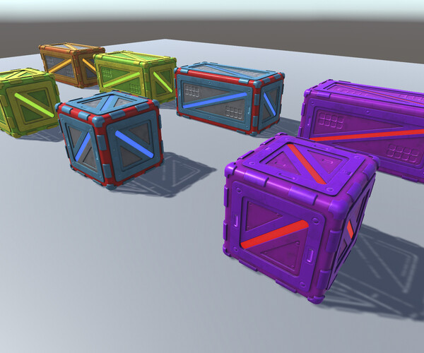 ArtStation - Sci-Fi Boxes | Game Assets