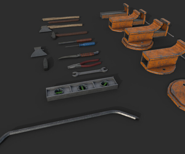 ArtStation - Working Tools Set | Game Assets