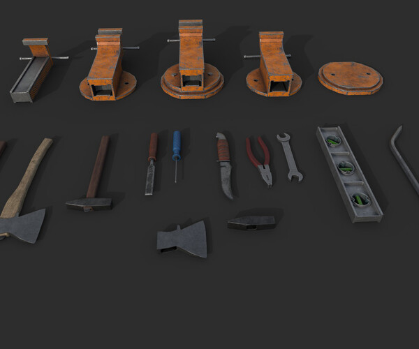 ArtStation - Working Tools Set | Game Assets