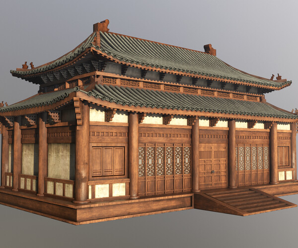 ArtStation - Asian Japanese Traditional Building Collection | Game Assets