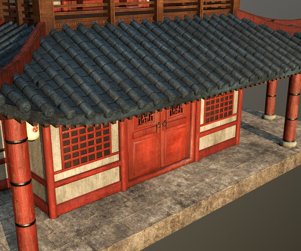 ArtStation - Asian Japanese Traditional Building Collection | Game Assets