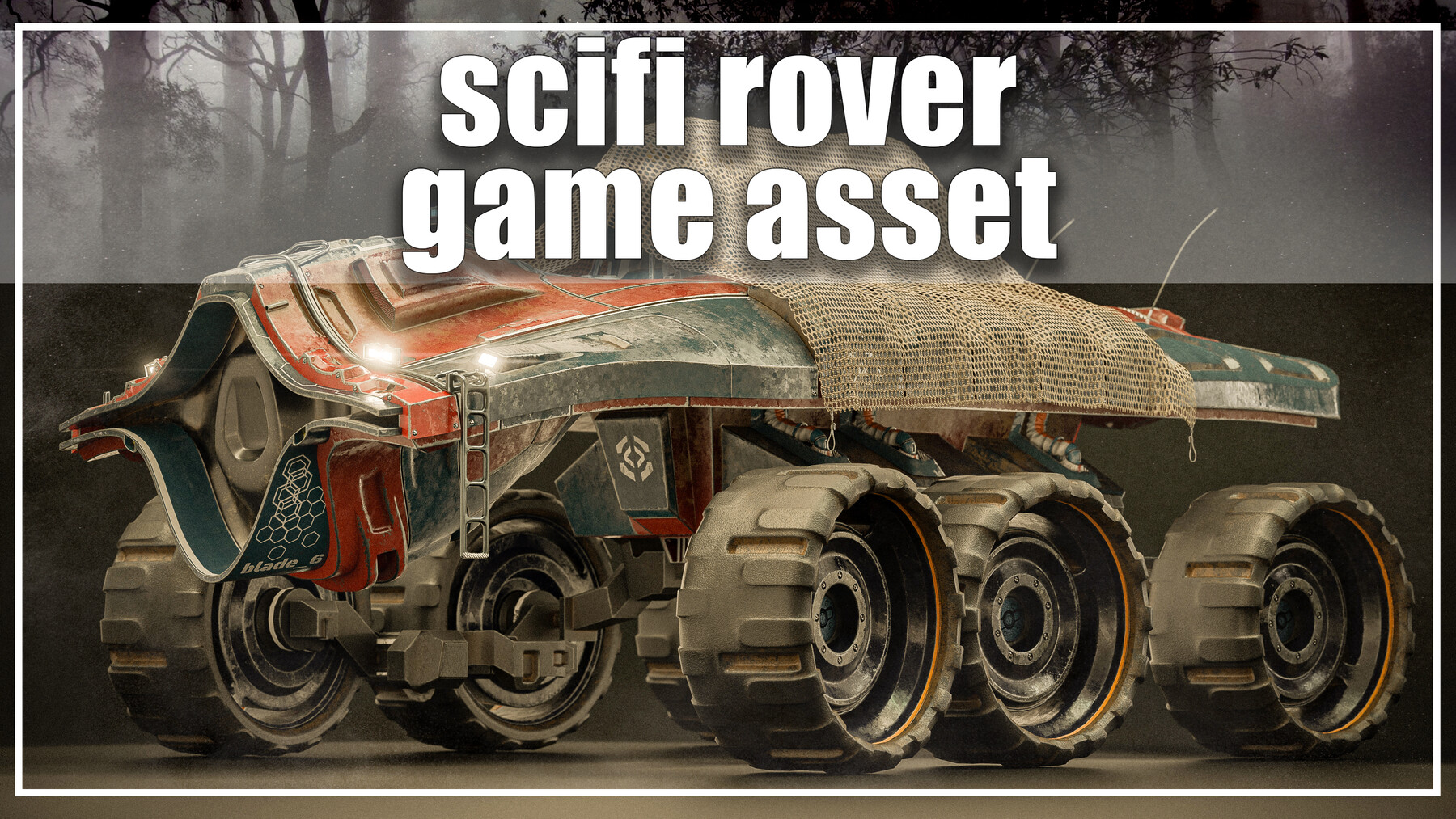 ArtStation - sci-fi rover for harsh environment | Game Assets