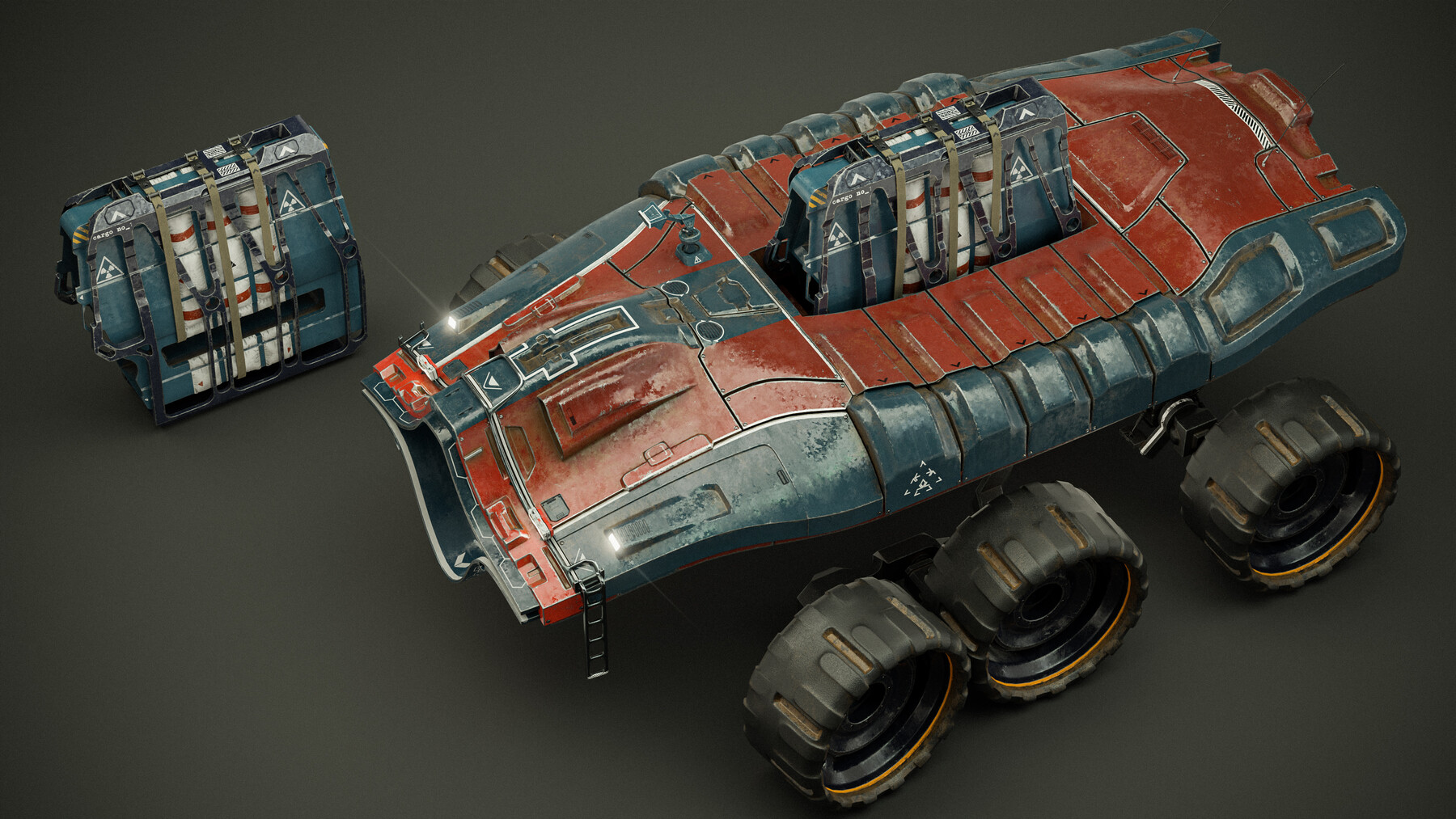 ArtStation - sci-fi rover for harsh environment | Game Assets