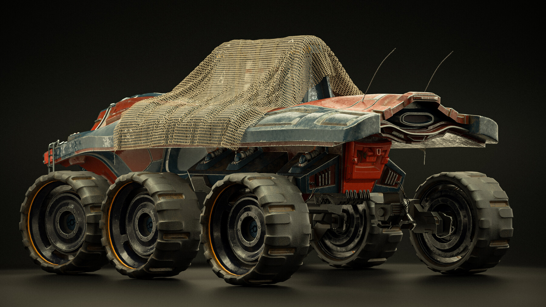 ArtStation - sci-fi rover for harsh environment | Game Assets