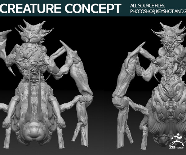 ArtStation - Alien Creature Concept | Resources