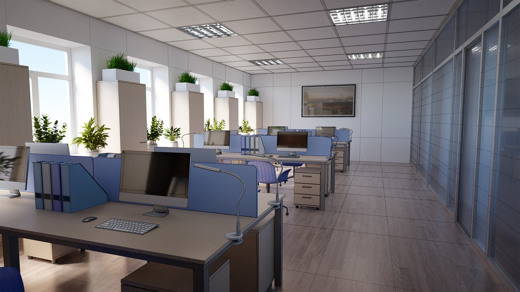 ArtStation - Office 3D Model | Resources