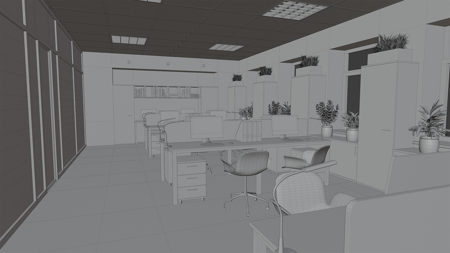 ArtStation - Office 3D Model | Resources