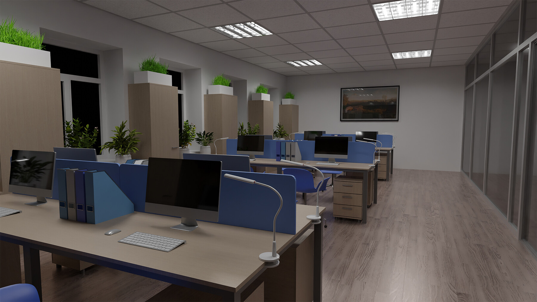 ArtStation - Office 3D Model | Resources