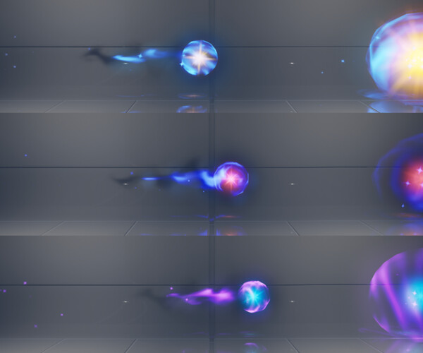 ArtStation - Magic Projectiles Vol.3 - Unreal Engine | Game Assets