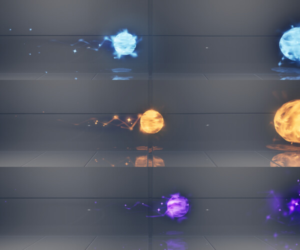 ArtStation - Magic Projectiles Vol.3 - Unreal Engine | Game Assets