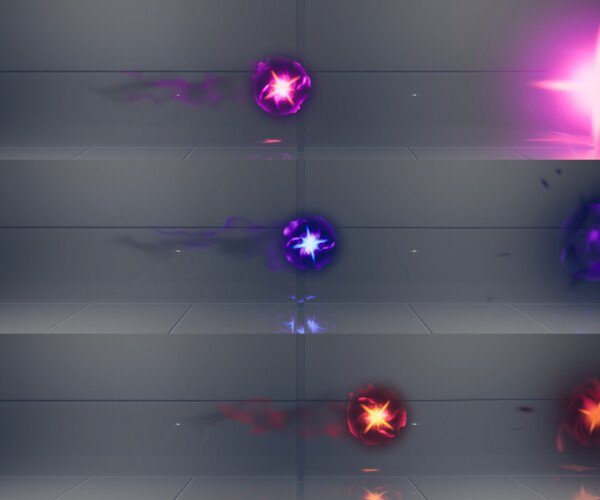 ArtStation - Magic Projectiles Vol.3 - Unreal Engine | Game Assets