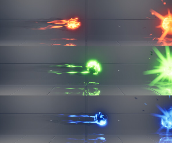 ArtStation - Magic Projectiles Vol.3 - Unreal Engine | Game Assets