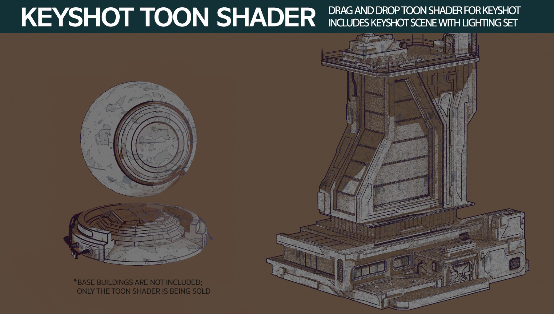 ArtStation - Toon Shader for Keyshot | Artworks