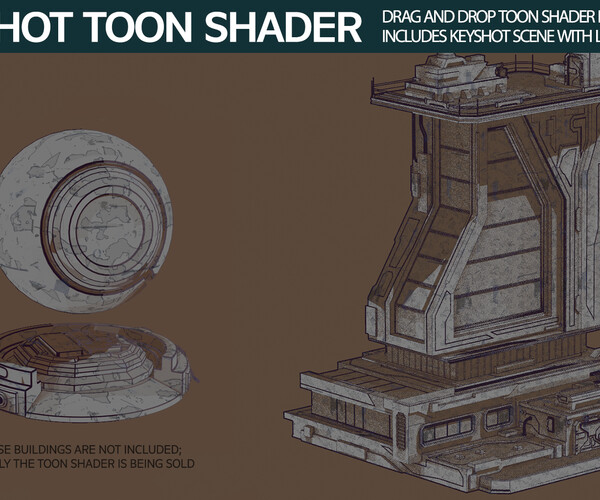 ArtStation - Toon Shader for Keyshot | Artworks