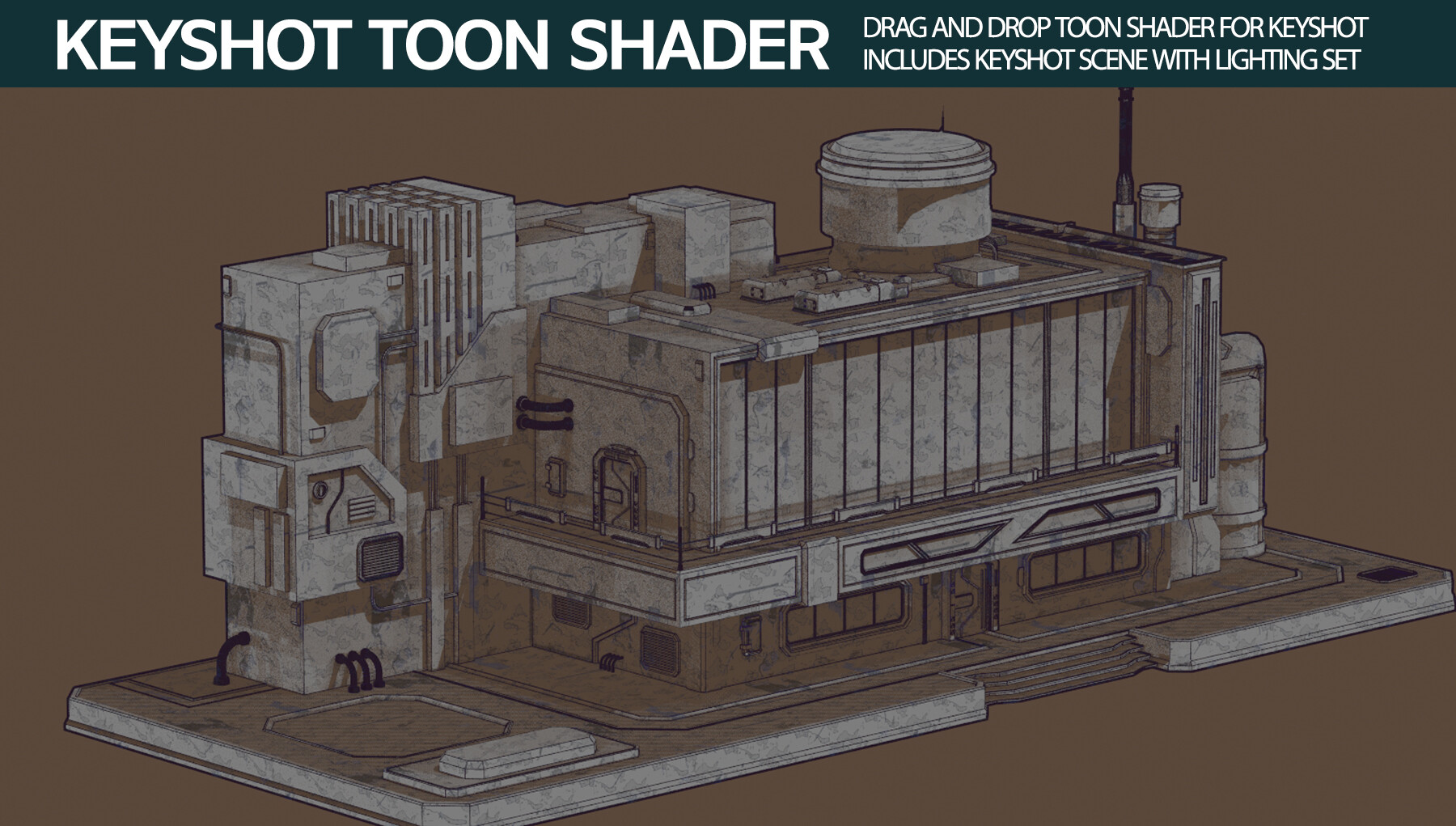 ArtStation - Toon Shader for Keyshot | Artworks