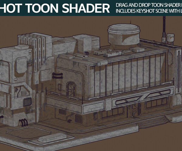 ArtStation - Toon Shader for Keyshot | Artworks