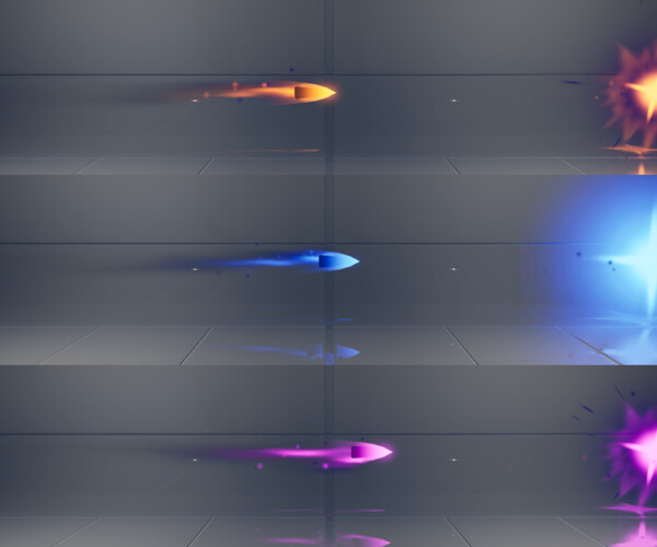 ArtStation - Magic Projectiles Vol.3 - Unreal Engine | Game Assets