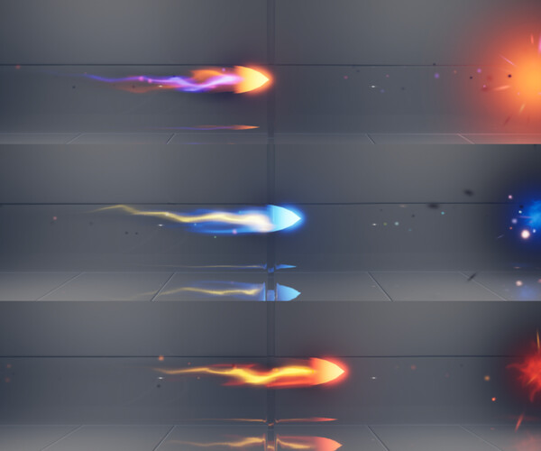 ArtStation - Magic Projectiles Vol.3 - Unreal Engine | Game Assets