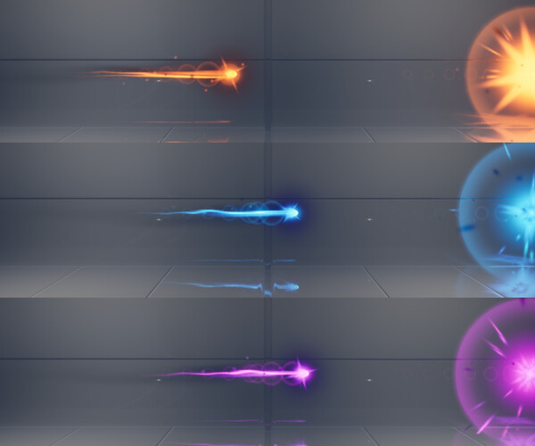 ArtStation - Magic Projectiles Vol.3 - Unreal Engine | Game Assets