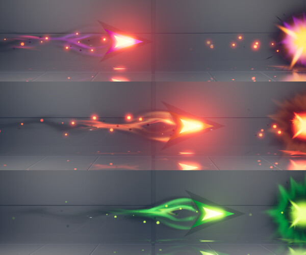 ArtStation - Magic Projectiles Vol.3 - Unreal Engine | Game Assets