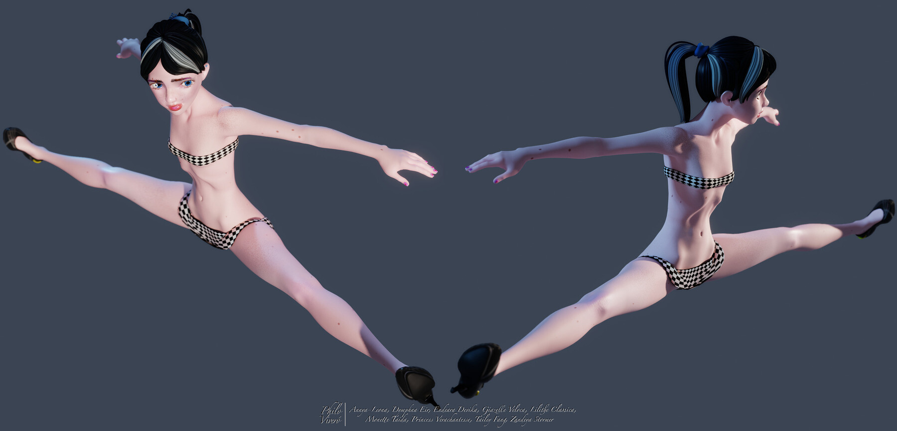 ArtStation - Giazelle Veloca, Thin Tigresse | Resources