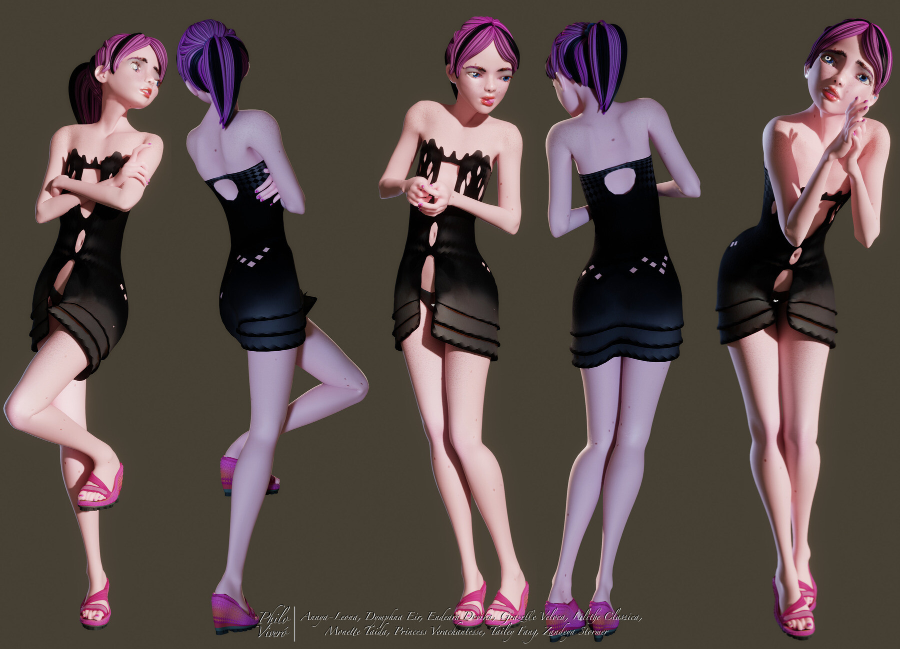 ArtStation - Giazelle Veloca, Thin Tigresse | Resources