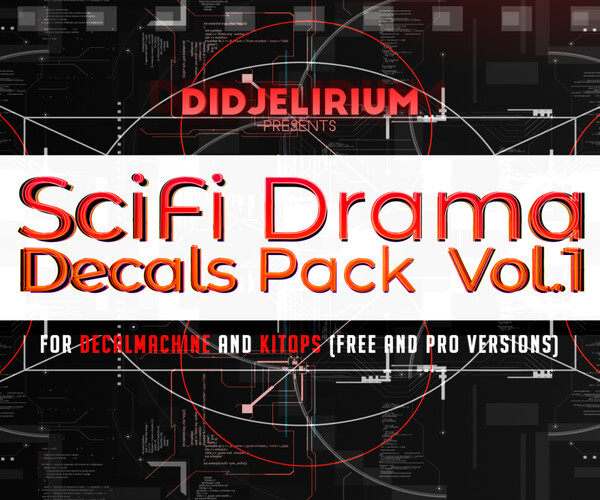 ArtStation - Sci-Fi Drama Decals Vol.1 | Game Assets