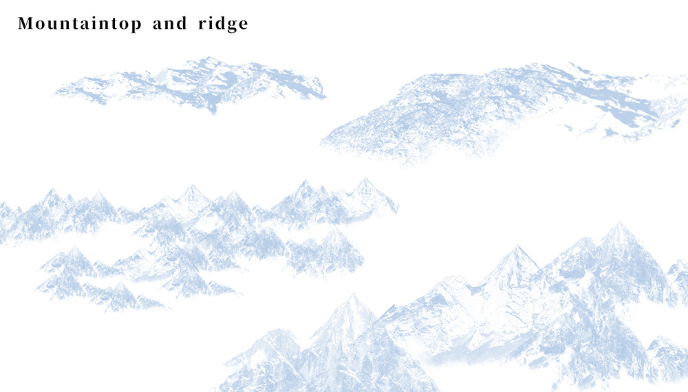 ArtStation - 2 Mountaintop and ridge brushes for ClipStudioPaint/12 PNG ...