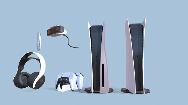 ArtStation - Playstation PS5 Collection 3D model | Resources