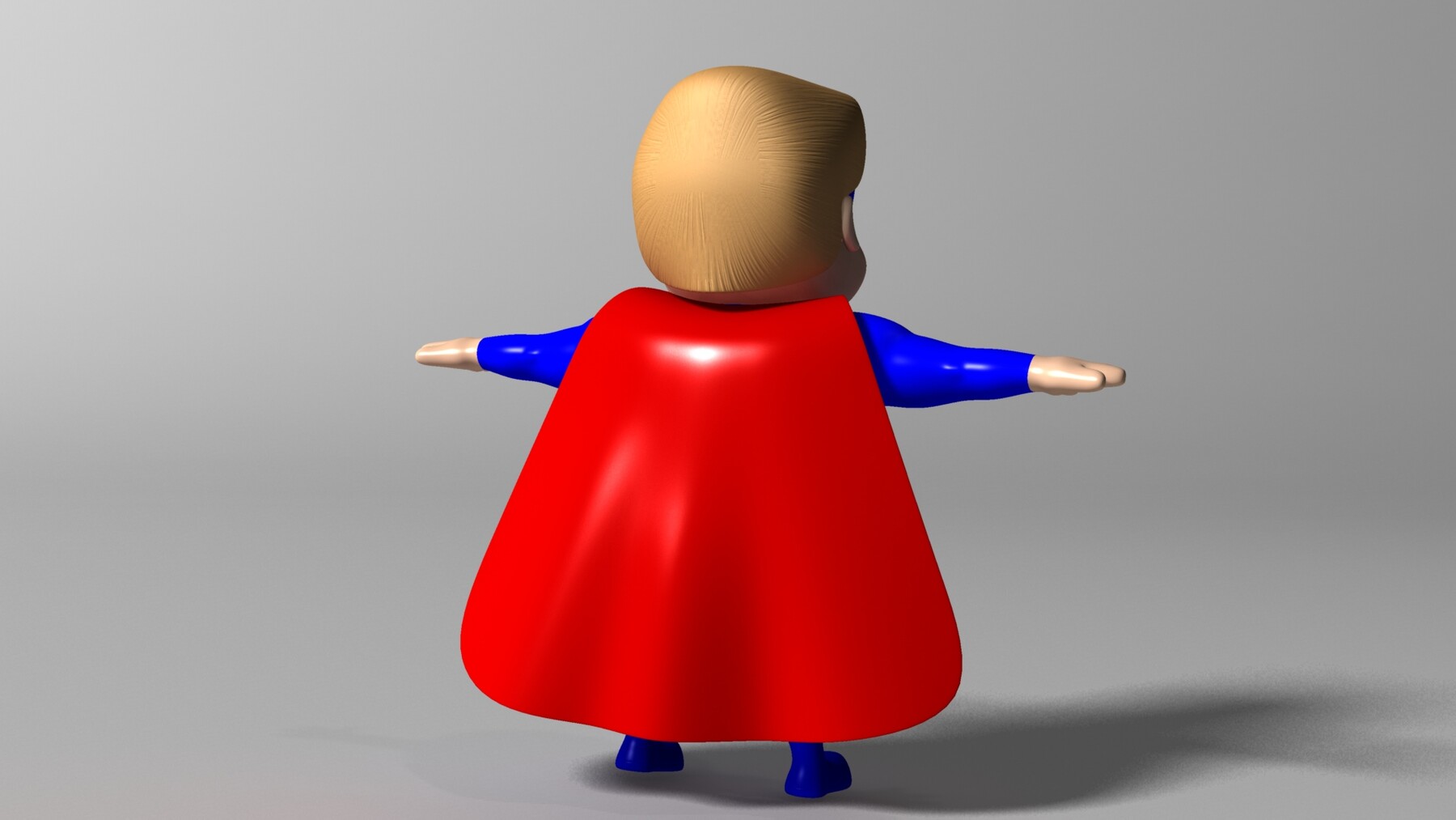 ArtStation - Cartoon Kid superhero 3D Model | Game Assets