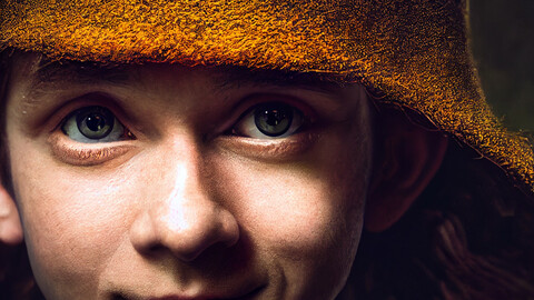 ArtStation - Halfling child inspired by the Hobbits from Lord of the ...