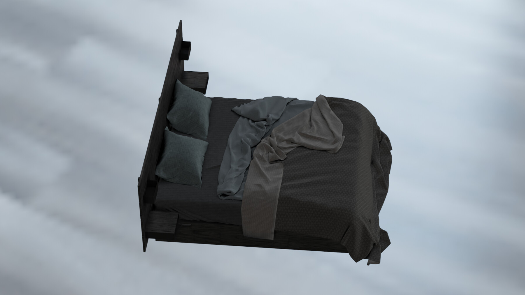 ArtStation - MESSY BED GAME READY 3D MODEL | Game Assets