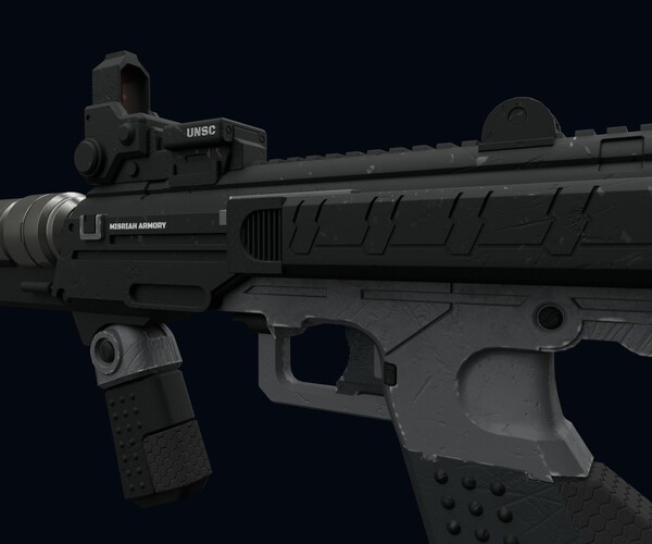 ArtStation - Halo Smg | Game Assets