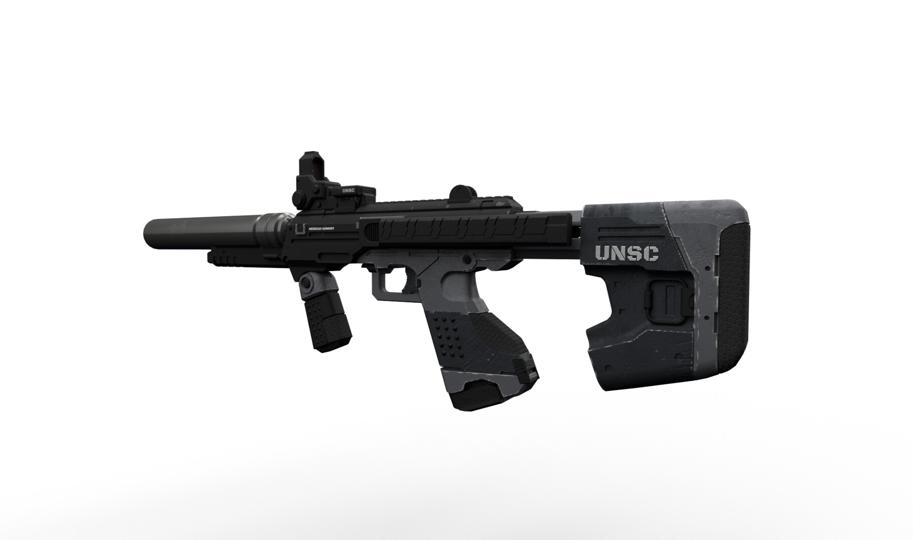 ArtStation - Halo Smg | Game Assets