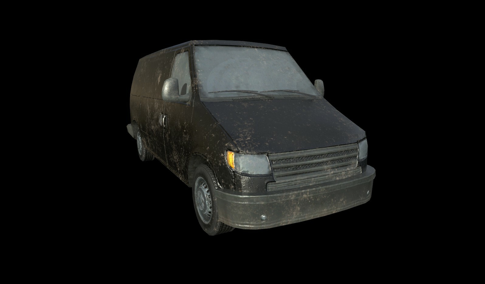 ArtStation - Panel Van - Clean and Dirty 10 Colors - PBR - Textured ...