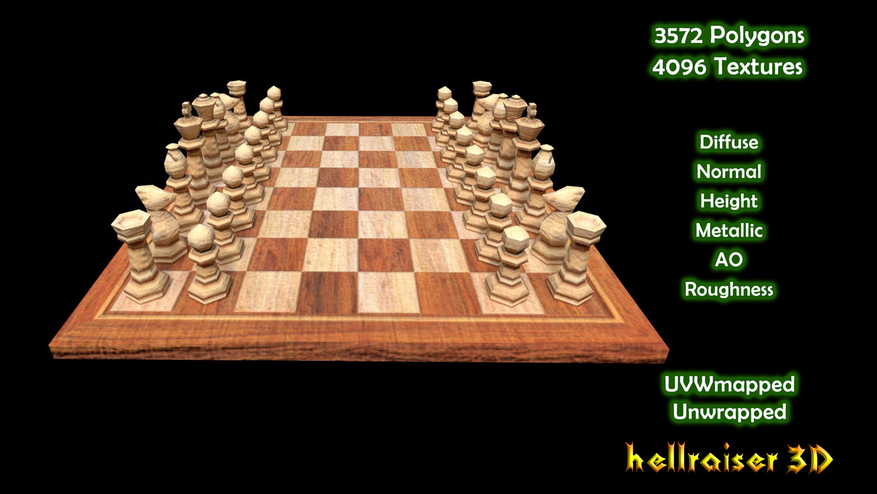 ArtStation - Chess - PBR - Textured | Game Assets