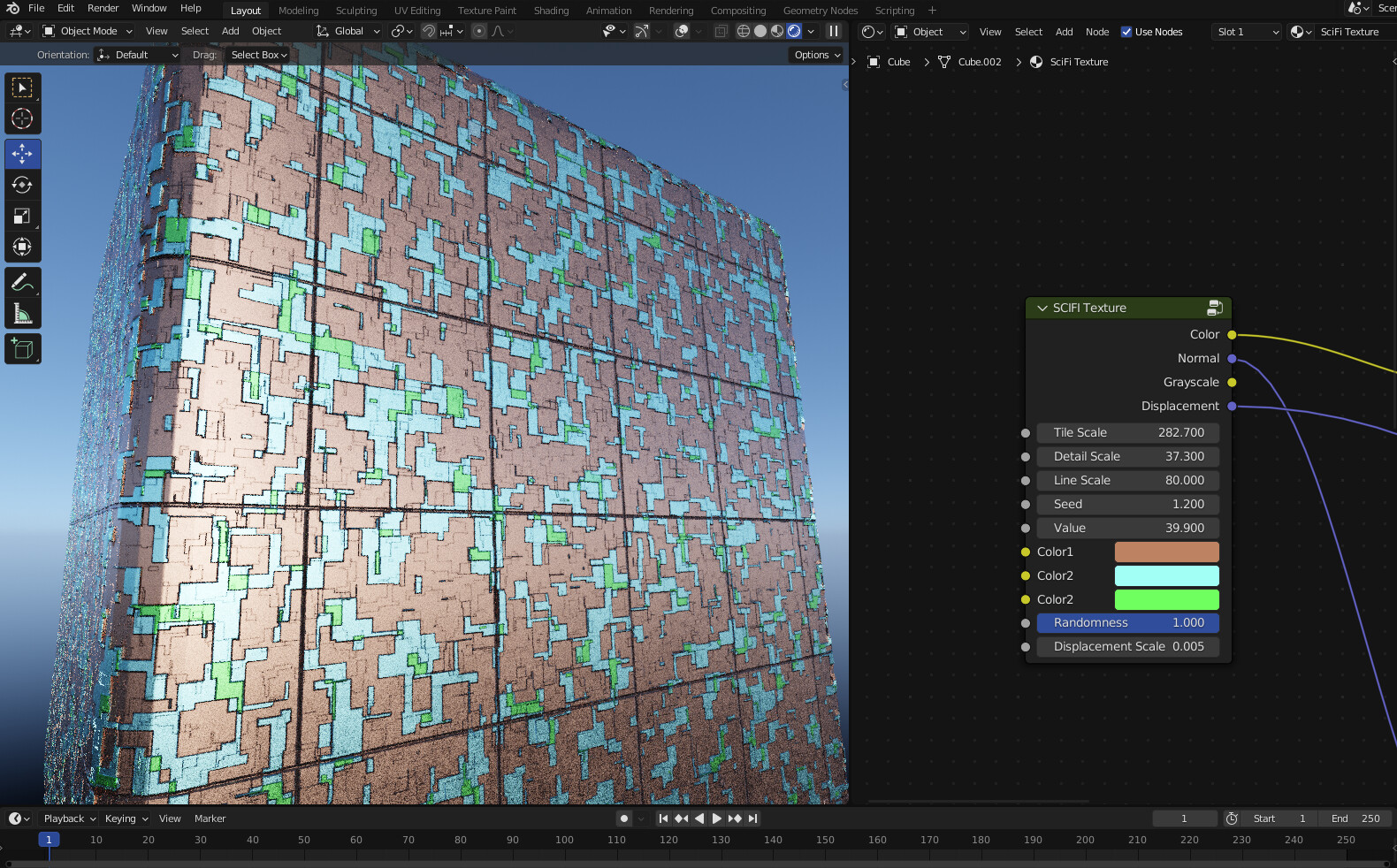ArtStation - Sci-Fi Texture v2 for blender | Resources
