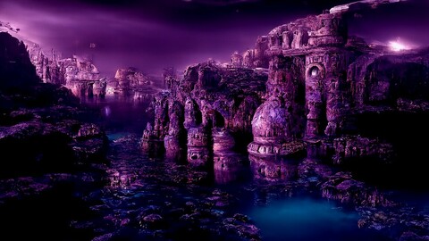 ArtStation - Ancient alien world | Artworks