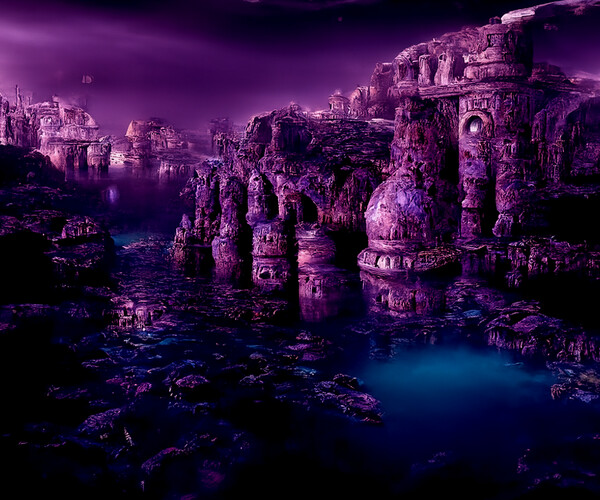 ArtStation - Ancient alien world | Artworks