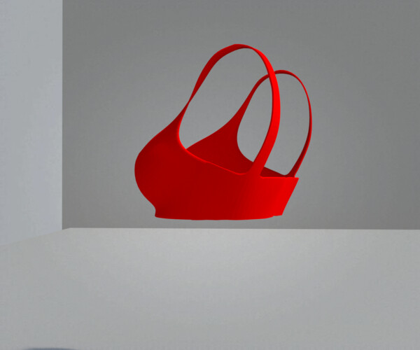 ArtStation - Women underwear bra bra model with the skeleton map ...