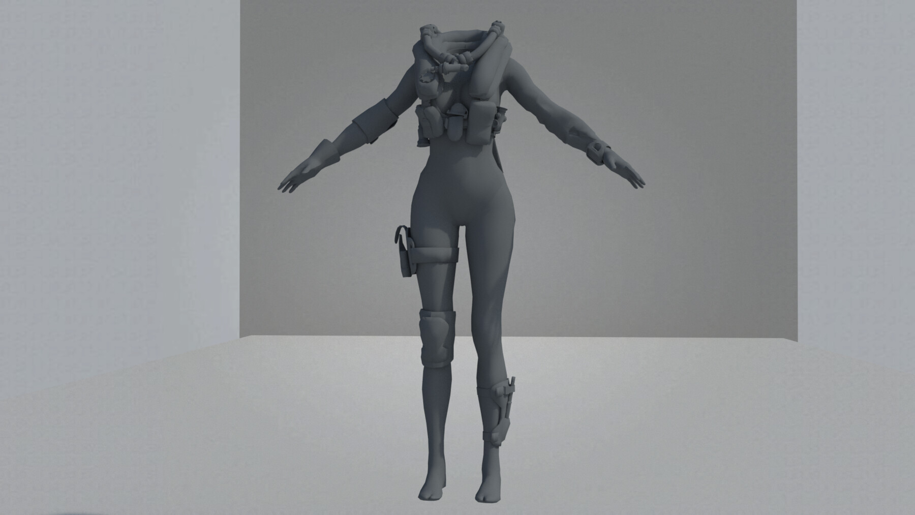 ArtStation - Womens diving suit | Resources