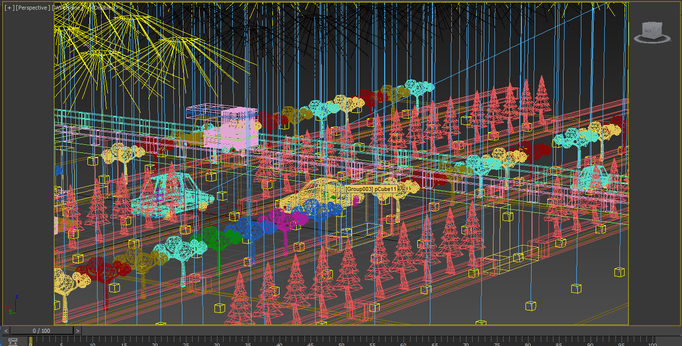 ArtStation - Cartoon Low-Poly Game level for car racing game-ready 3D ...