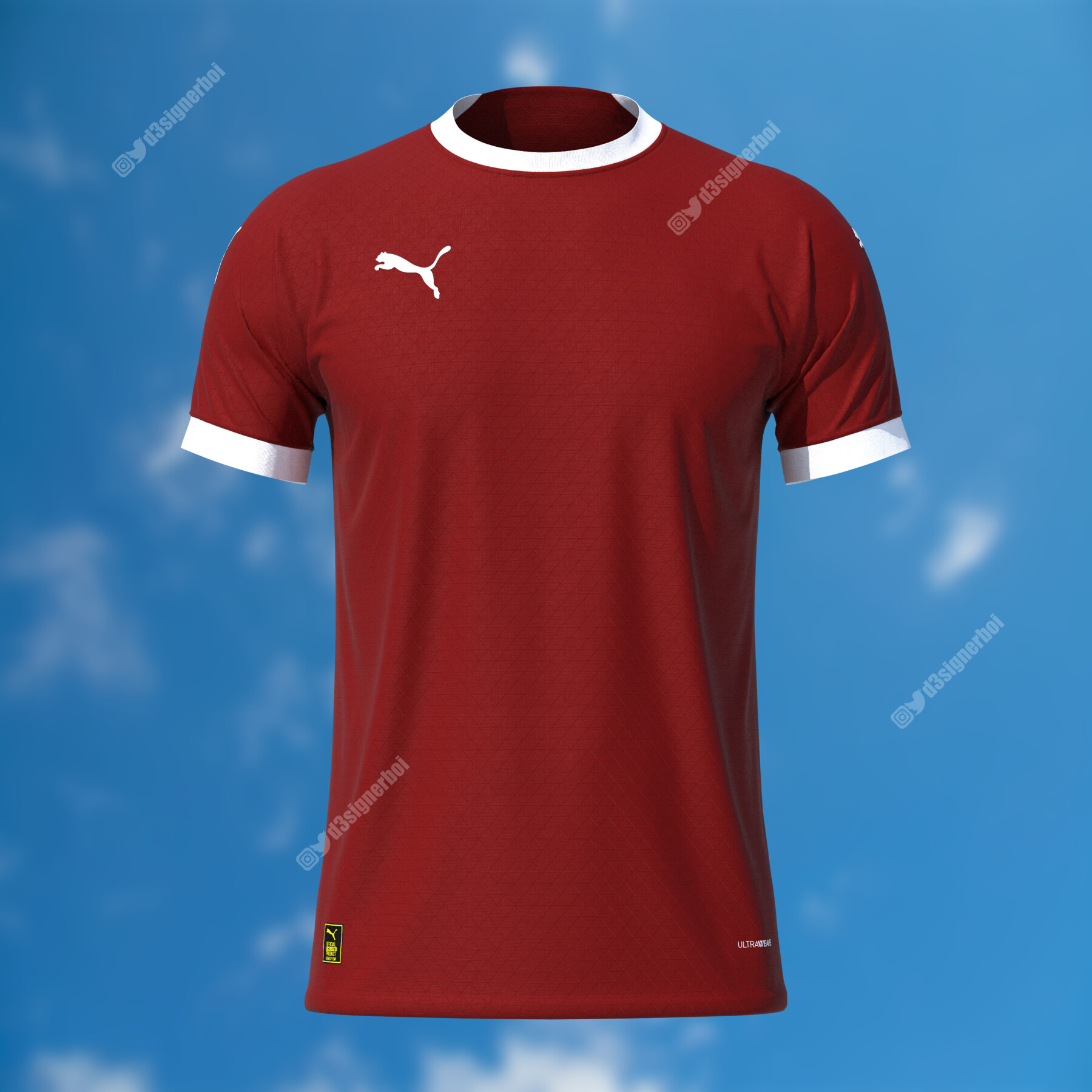 ArtStation - Puma 22-23 Ultraweave Football Shirt for CLO3D & Marvelous ...