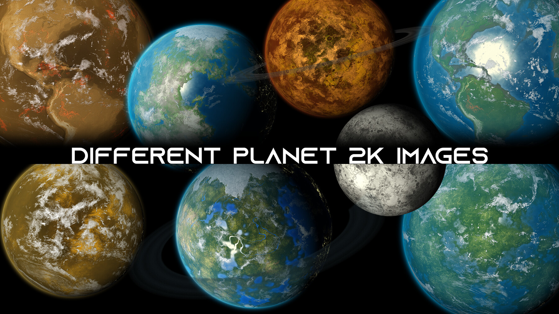 ArtStation - 2K Planet Variations | Artworks