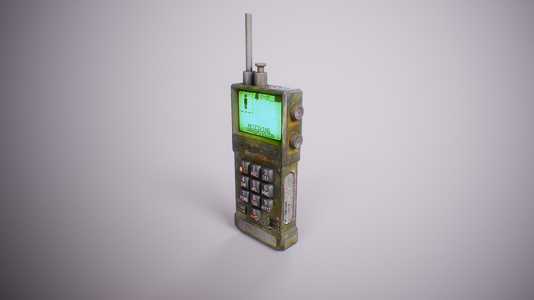 ArtStation - PBR Retro Sci-Fi Communicator | Game Assets