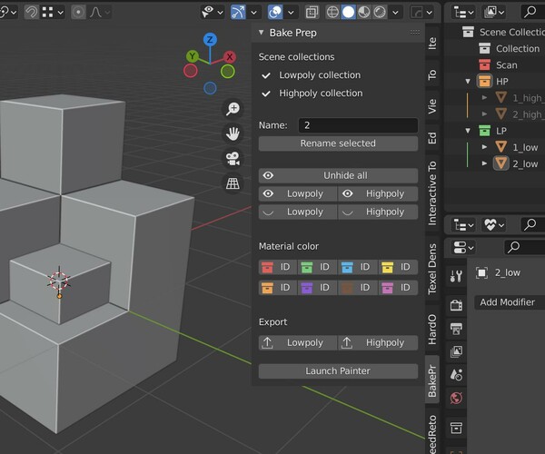 ArtStation - Substance Bake Preparation Toolkit for Blender | Resources