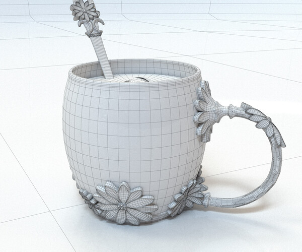 ArtStation - Handmade tea set 3D model | Resources