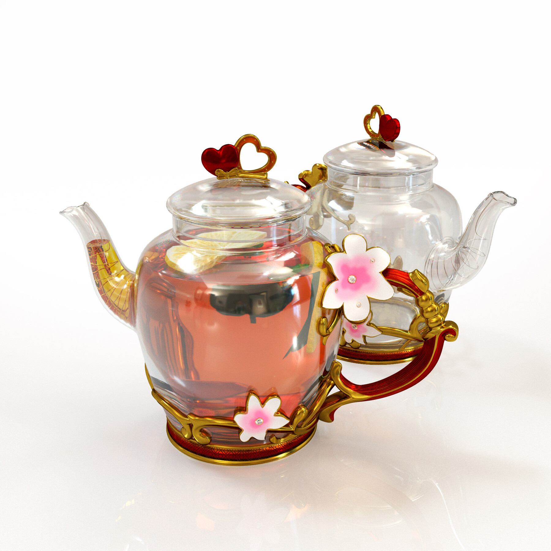 ArtStation - Handmade tea set 3D model | Resources