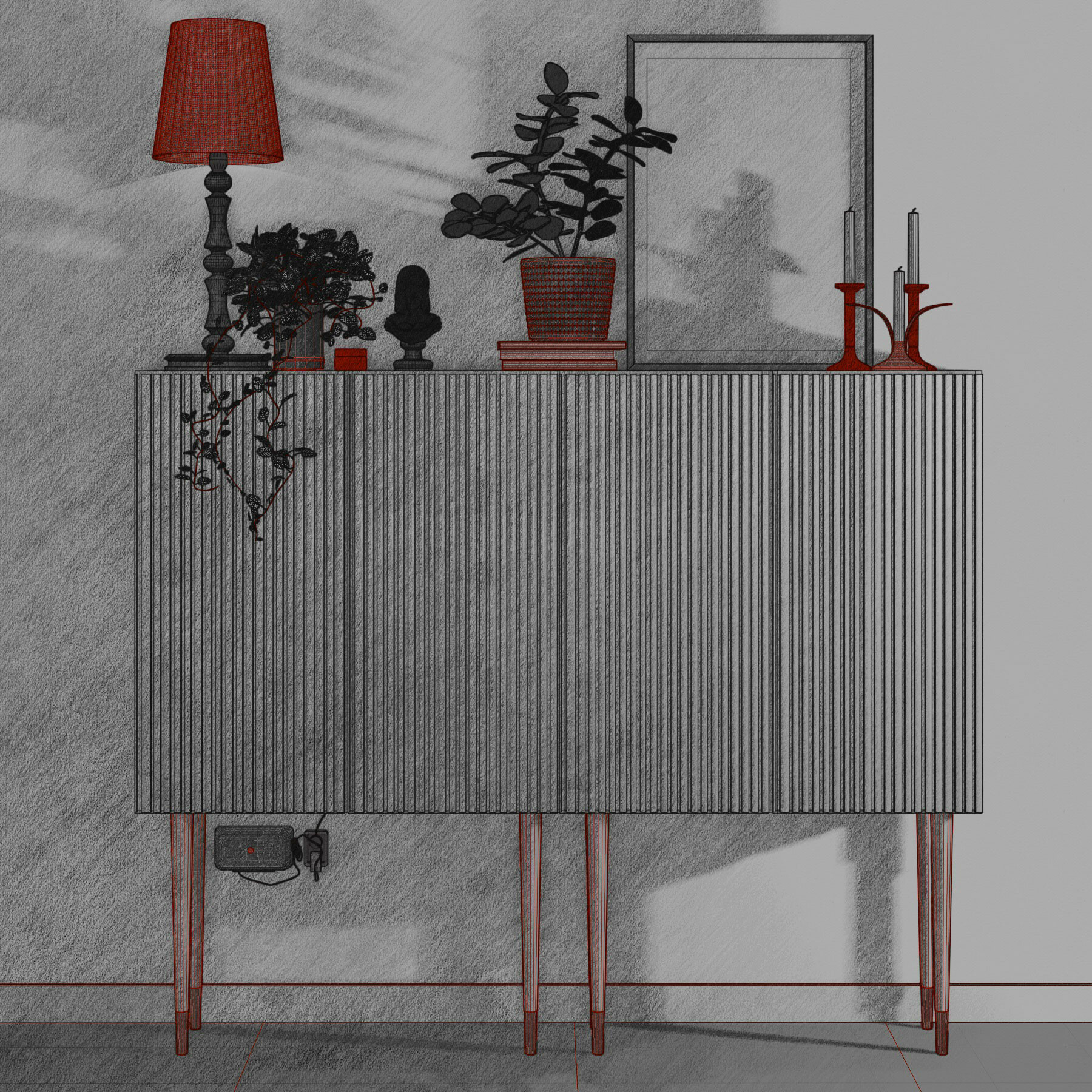 ArtStation - Modern Interior Set 382 | Resources