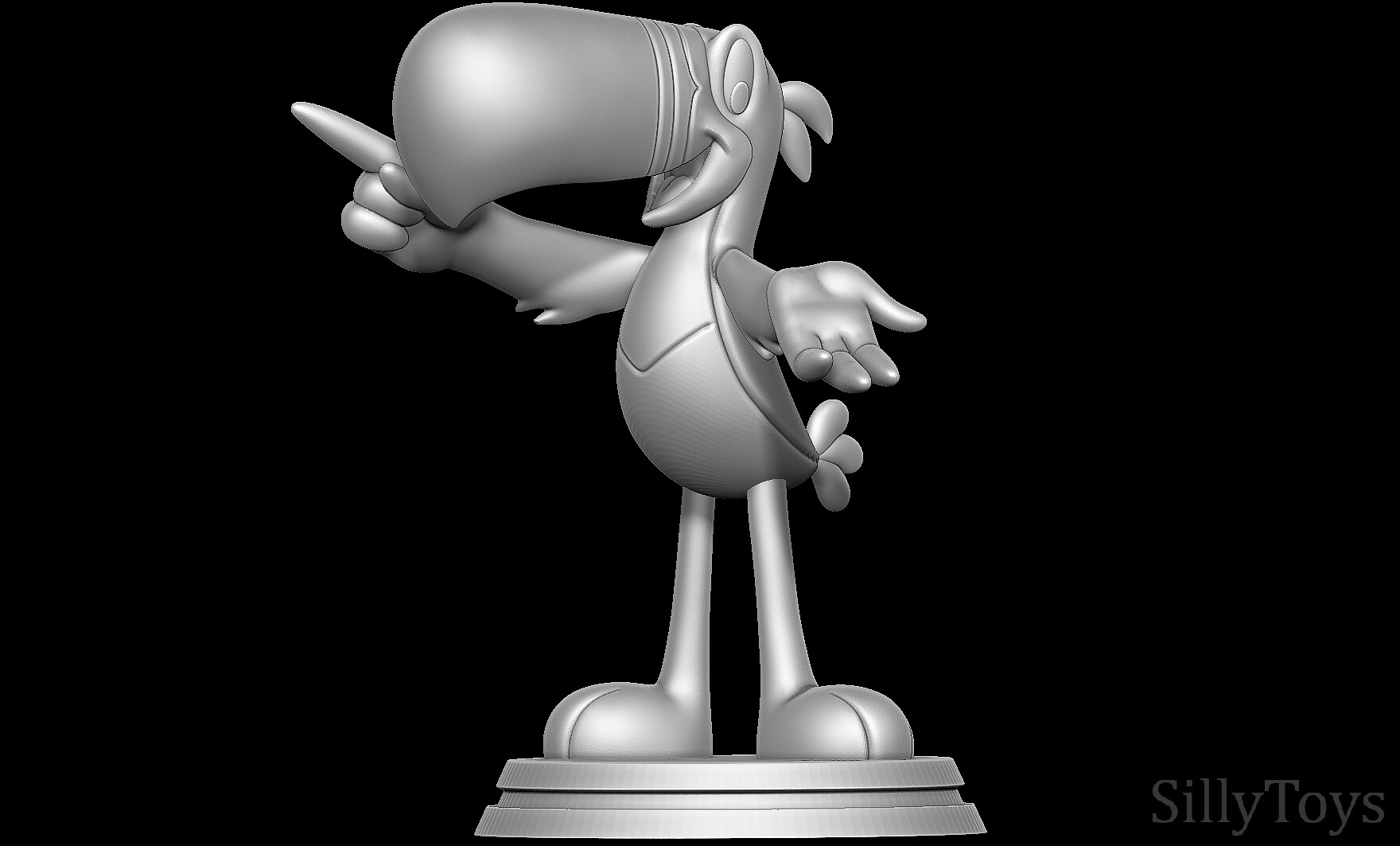 Artstation Toucan Sam Froot Loops 3d Print Model Resources